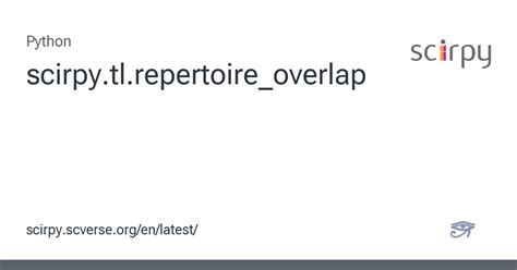 Scirpytlrepertoireoverlap — Scirpy