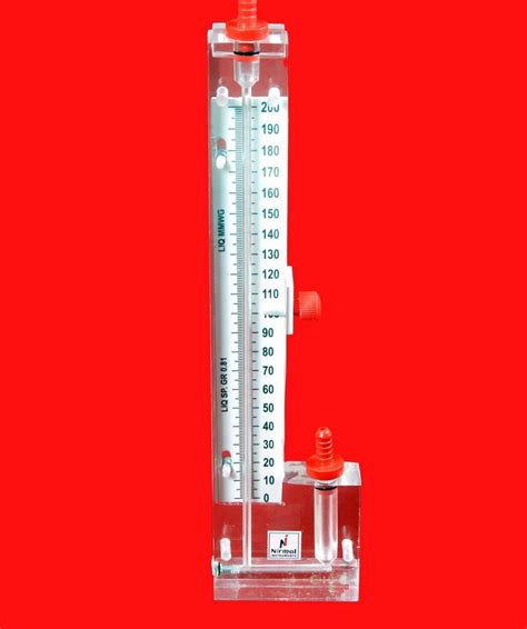 Single Limb Acrylic Manometer 100 Mm H2o At Rs 1200piece In Pimpri