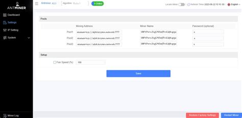 ASIC Bitmain Antminer AL1 AL1 Pro Kryptex Pool