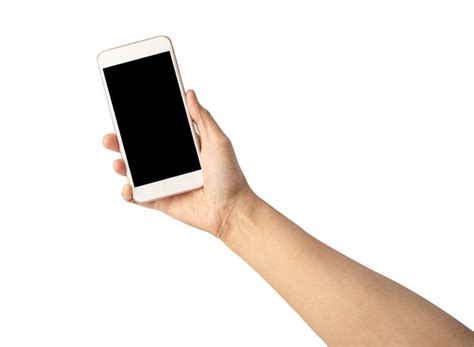 Premium Photo Lady Woman Hand Holding Mobile Phone