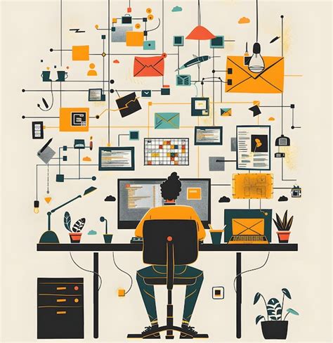 a man is working at a computer with a man working on his computer