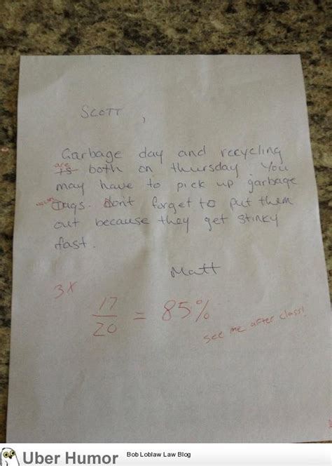 My Roommate Leaves Me Notes To Remind Me To Do Chores This Makes Him