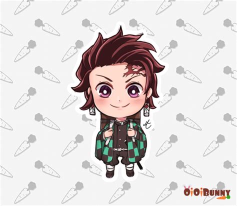 Tanjiro Kamado Sticker Oioibunny