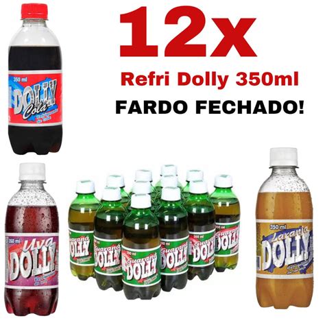 Fardo 12 Unid Refrigerante Dolly 350 Ml Sabores Refrigerantes Kit