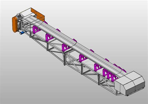 V型托辊输送机 By 无敌真皮皮 3d打印模型文件3d模型库 免费 平价 魔猴网