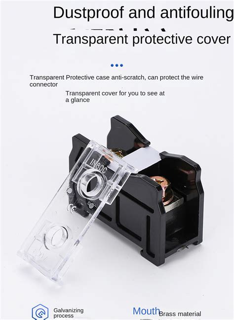 Din Rail Terminal Block In12bk In20bk 600v 2 3 Pin 30a 60a Electrical Connection Terminal Split