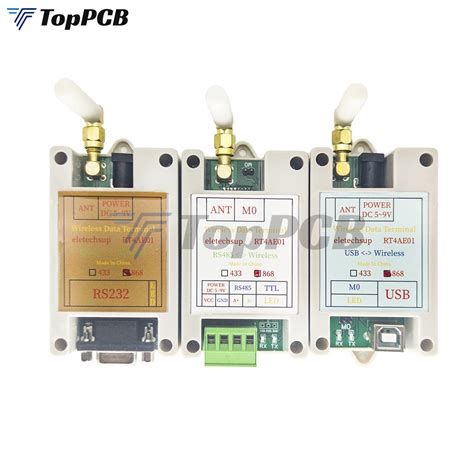 500m usb rs485 rs232 wireless transceiver repeater 40 20dbm 433m 868m