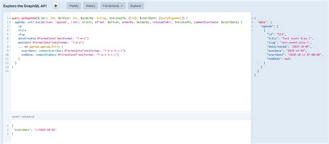 Graphql Query Entries By Datetime Field Between Two Dates Craft Cms
