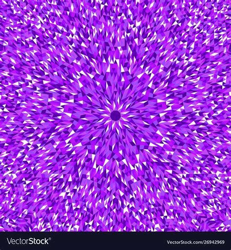 Hypnotic Abstract Colorful Circular Burst Mosaic Vector Image
