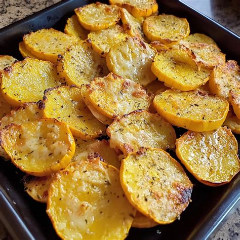 Roasted Parmesan Squash Cookingheavenly