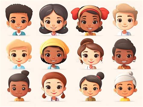 Premium Photo Free Vector Multiracial Group Of Different People