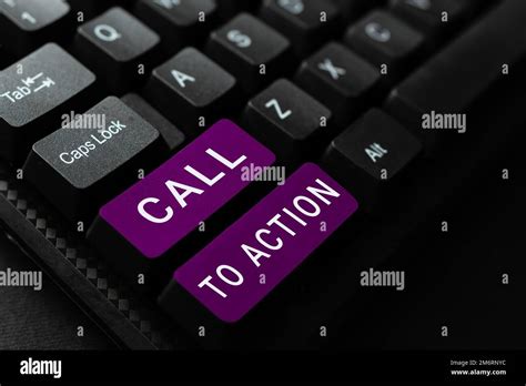 Text Caption Presenting Call To Action Word Written On Encourage Decision Move To Advance