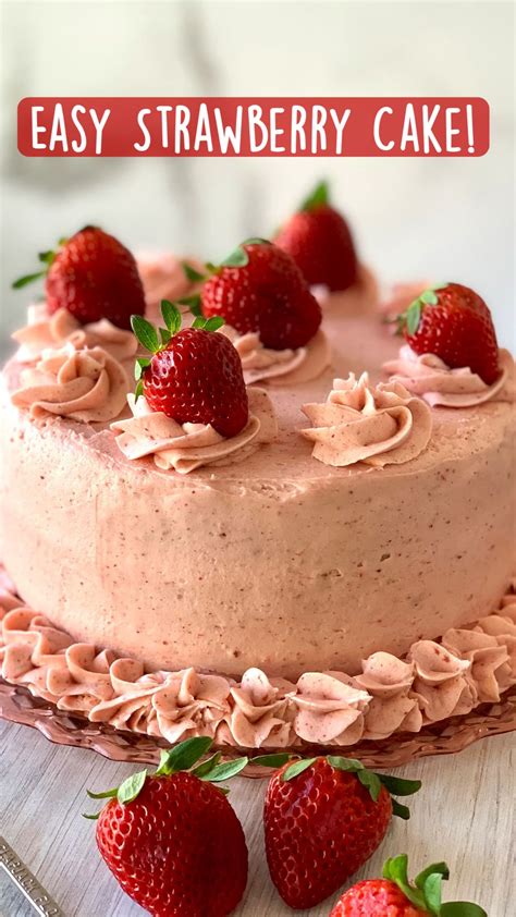 Easy Strawberry Cake Artofit