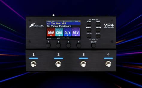 Fractal Audio Announce New VP4 Virtual Pedalboard