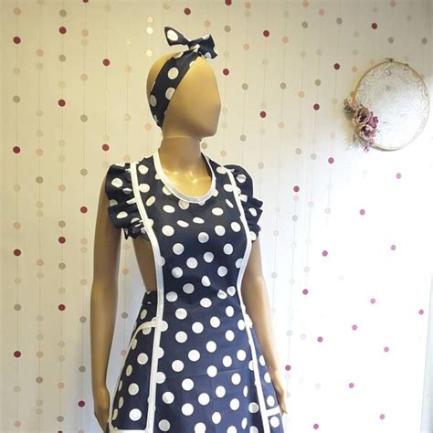 Polka Dot Apron Etsy