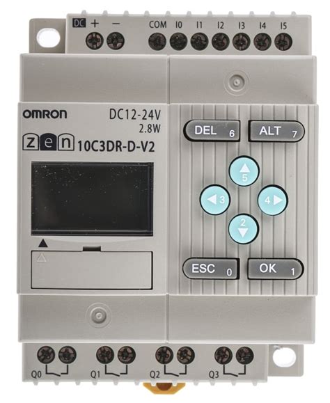 zen 10c3dr d v2 omron omron zen logic module 6 inputs 4 outputs