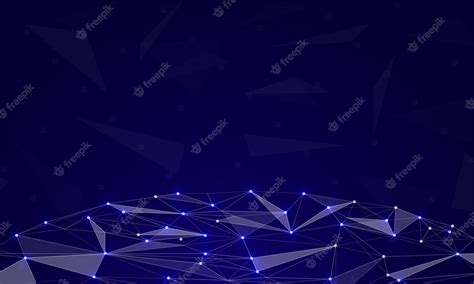 premium vector blockchain network concept distributed ledger