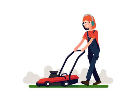 11 Woman Cutting Grass Illustrations Free In Svg Png Eps Iconscout