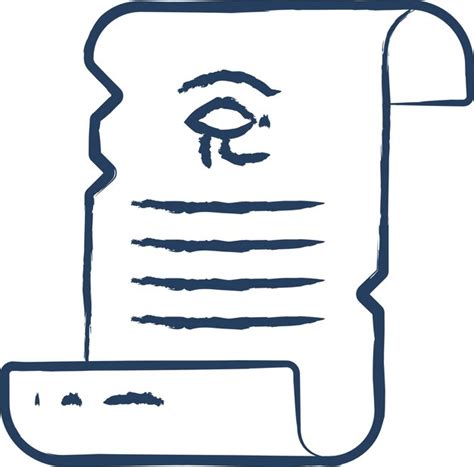 Premium Vector Ancient Scroll Hand Drawn Vector Illustration