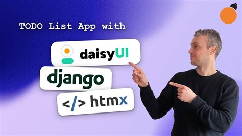 Django Htmx And Daisyui Components Building A To Do List App Youtube