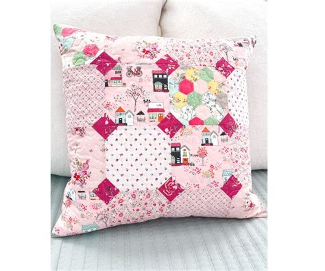 Pretty Patchwork Pillow Tutorial Crafts On Display