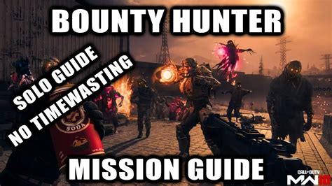MW3 Zombies Bounty Hunter Mission Guide YouTube