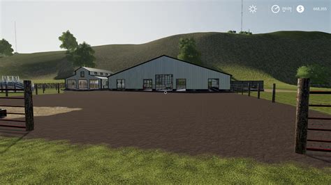 Large American Cow Shed V 1 0 FS19 Mod FS19 Net
