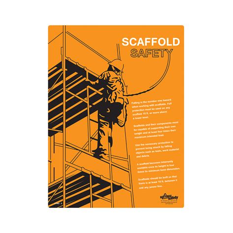 Scaffold Safety Poster Safety Poster Shop