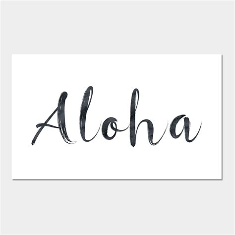 Aloha Wall And Art Print Aloha Artofit