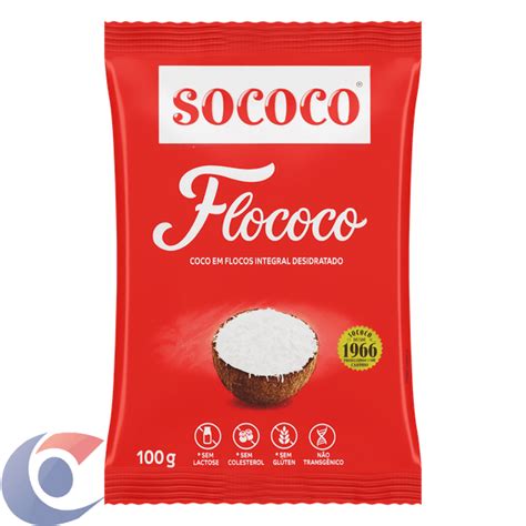 Coco Em Flocos Sococo 100g Carone