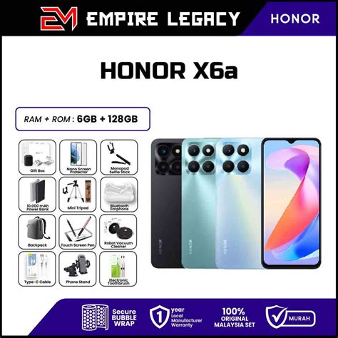HONOR X A GB RAM GB ROM Original HONOR Malaysia Shopee Malaysia
