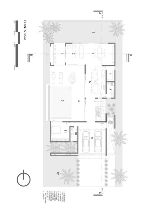 Planta Baja Casa Tigres En Nayarit Fotografía De Arquitectura