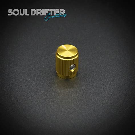 Tesi 13mm Aluminum Pedal Knob With Line Marker Gold Soul Drifter