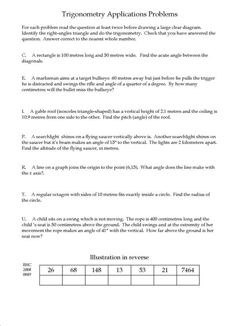 A Collection Of Nice Trigonometry Word Problems For Beginners Word