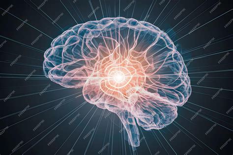 Premium Photo Brain Synapse Scan Background Illustrating Neural Connections