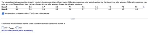 Solved Construct A 99 Confidence Interval For The