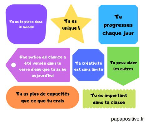 40 Messages à Offrir Aux Enfants Papapositive