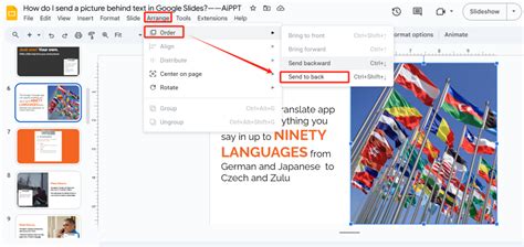 How Do I Send A Picture Behind Text In Google Slides AiPPT