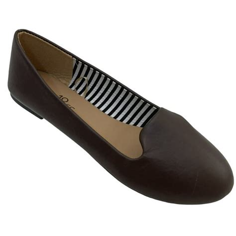Shoes8teen Womens Faux Suede Loafer Smoking Shoes Flats