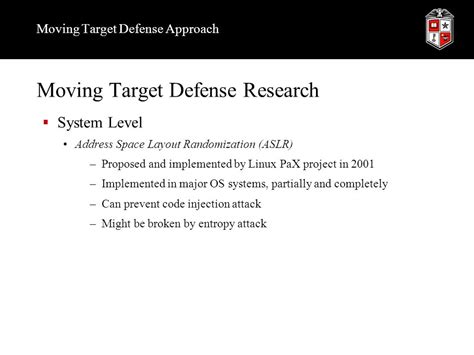 Moving Target Defense In Cyber Security Ppt Download