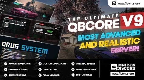qbcore server files advance fivem experience with qbus fivem store