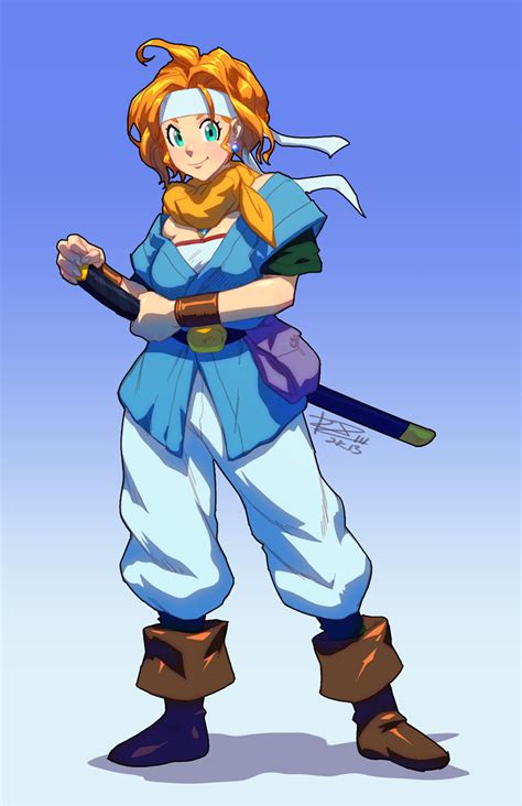 Crono And Marle Chrono Trigger Drawn By Robaato Danbooru Crono And Marle Chrono Trigger Drawn By Robaato Danbooru
