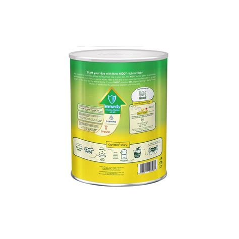 Nestle Nido Fortified Milk Powder Rich In Fiber Tin 1950 G Sharjah Co