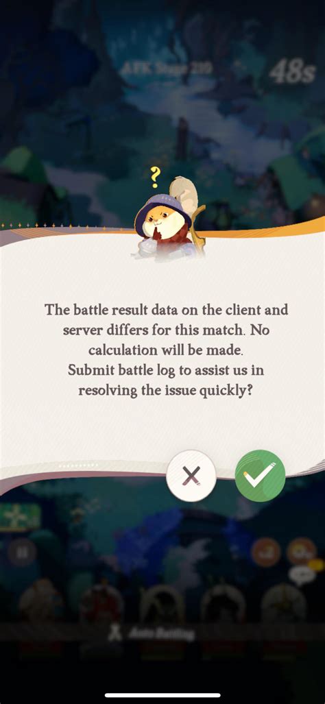 continuous issue with battle log error r afkjourney