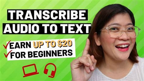 How To Transcribe Audio To Text Earn Upto 20 Audvid Transcribing