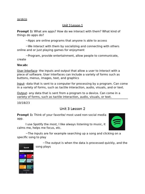 Cs Unit 3 Journal Ava H Pdf Computer Program Programming