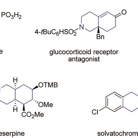 Selected Examples Of Drugs And Natural Products Containing Bicyclic Or