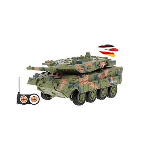 Hsp Himoto German Leopard 2a7 Mini Char Télécommandé Rc Avec Batter