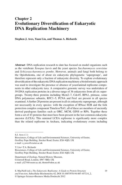Download Pdf Evolutionary Diversification Of Eukaryotic Dna