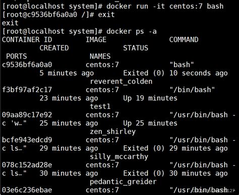 docker容器操作 为什么用run执行创建容器时不是up状态 csdn博客